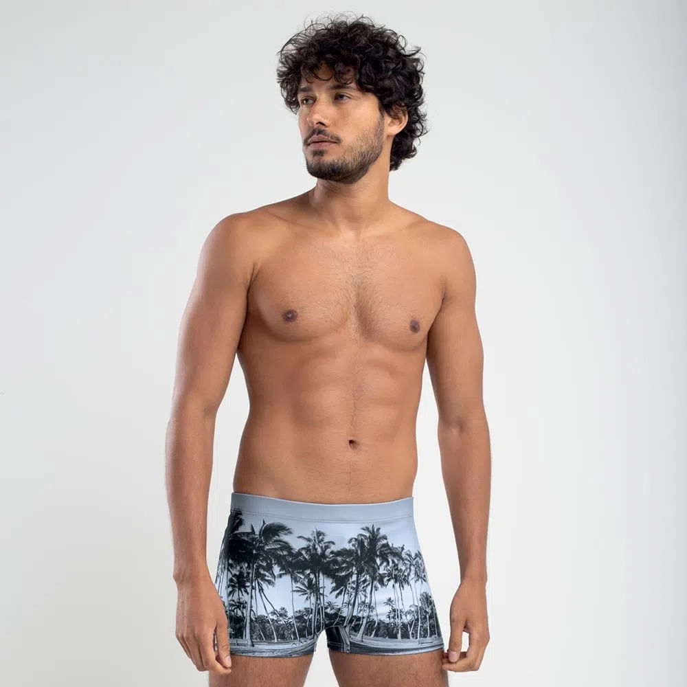 SUNGA BOXER ESTAMPADA PAISAGEM